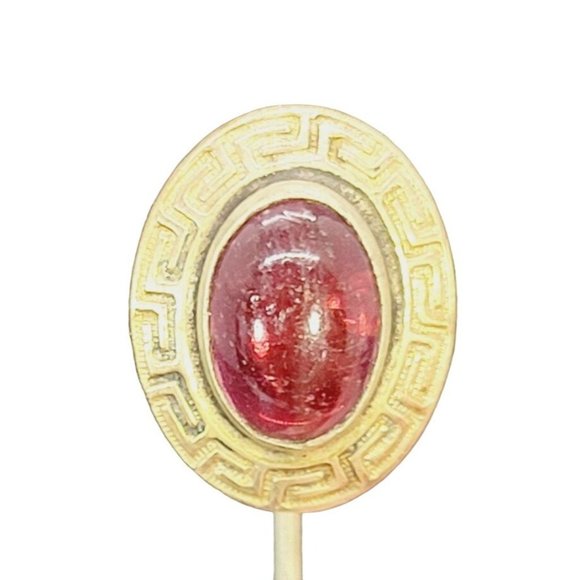Accessories | Antique Statement Victorian Era Glam Red Rudy Glass Greek ...